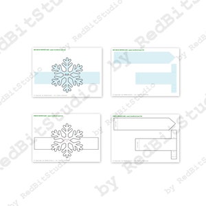 2 Snowflakes Paper Crowns,weather Paper Hat for Kids,instant Download ...