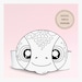 Turtle Paper Coloring Crown, Animal Paper Hat for Kids, Instant ...