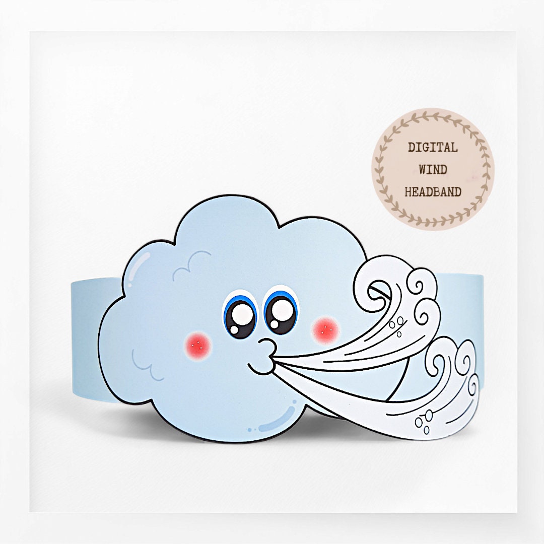 Wind Paper Crown,weather Paper Hat for Kids,instant Download Paper ...