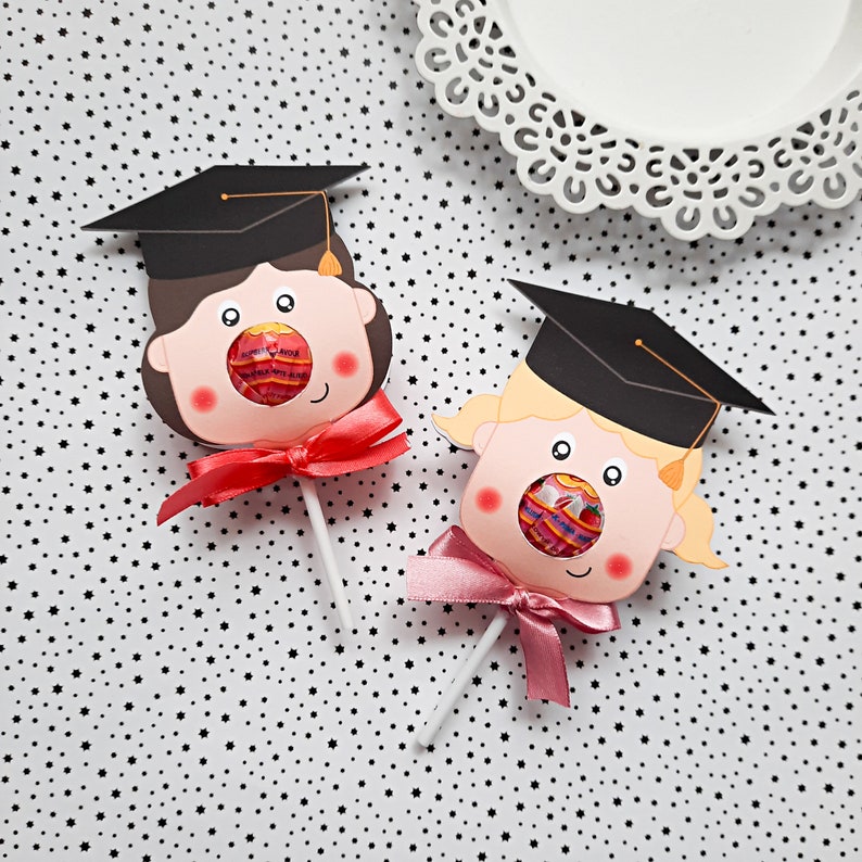 Graduate Girl Lollipop, Instant Download Lollipop Holder,pdf File ...