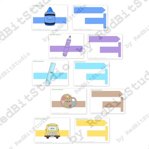 5 Back to School Paper Crowns, School Bus Paper Hat for Kids, Instant ...