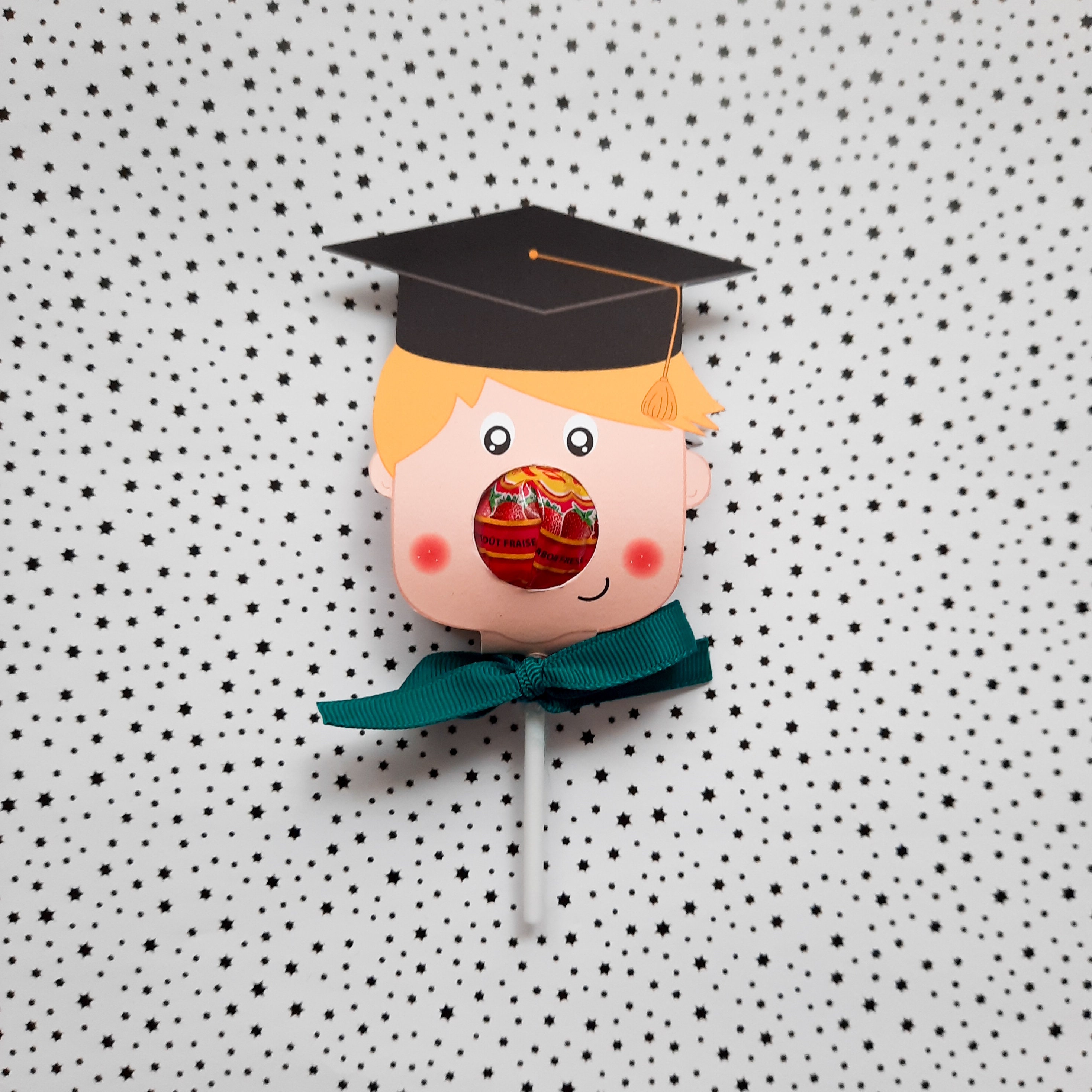 Graduate Boy Lollipop, Instant Download Lollipop Holder,pdf File ...