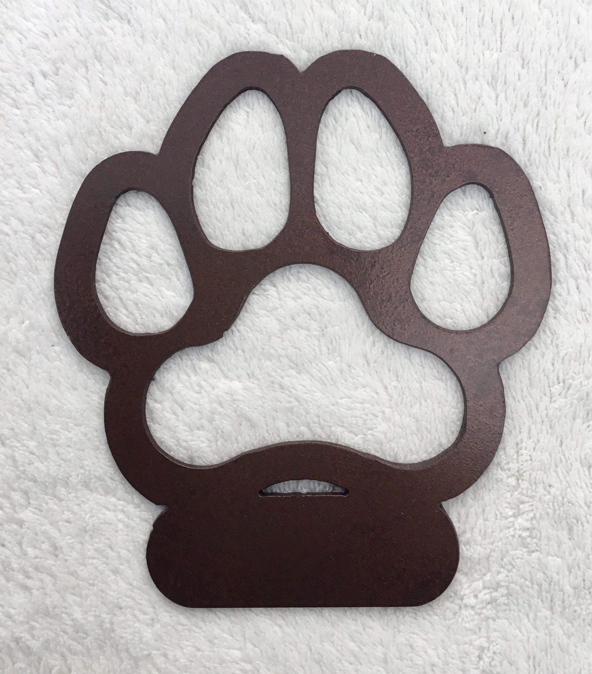 Metal Paw Print Outline