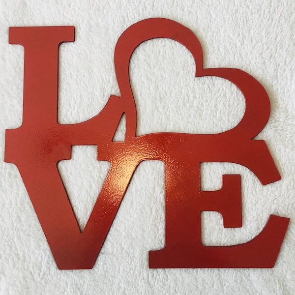Stacked Love Sign - Etsy