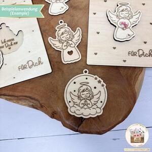 Guardian Angel SVG Laser File, Guardian Angel Card SVG, Guardian Angel ...