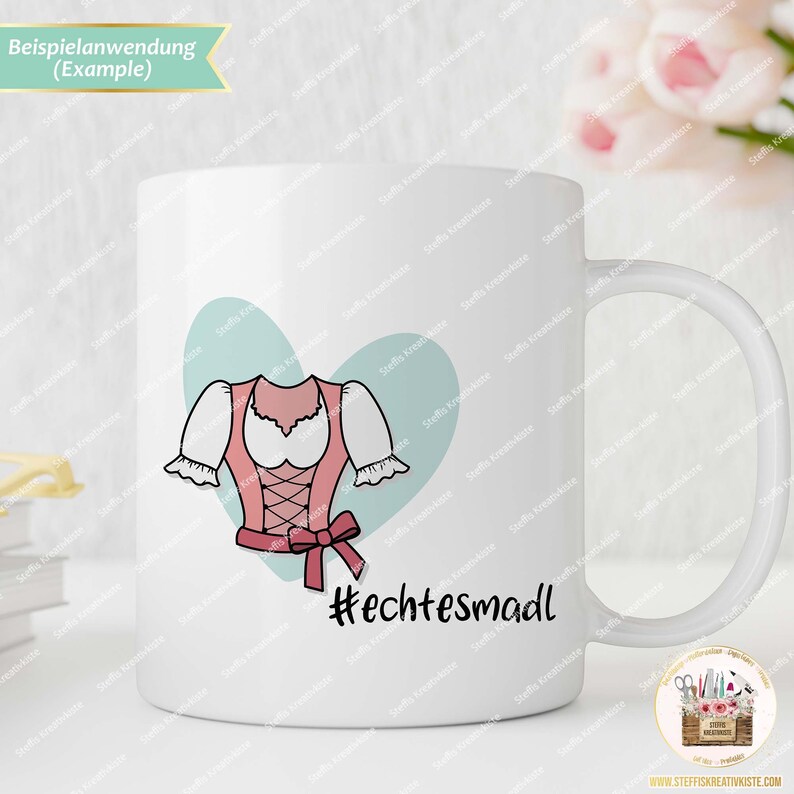 Bundle Dirndl Plotterdatei SVG, Dirndl PNG DXF Svg Pdf, Oktoberfest ...