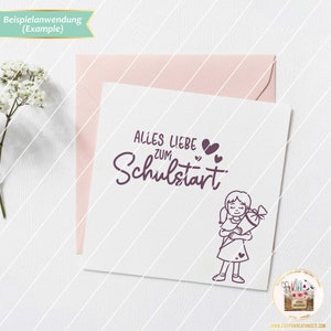 Plotterdatei Einschulung SVG, Einschulung Bundle, Einschulung Mädchen Plotterdatei, Digistamp ...