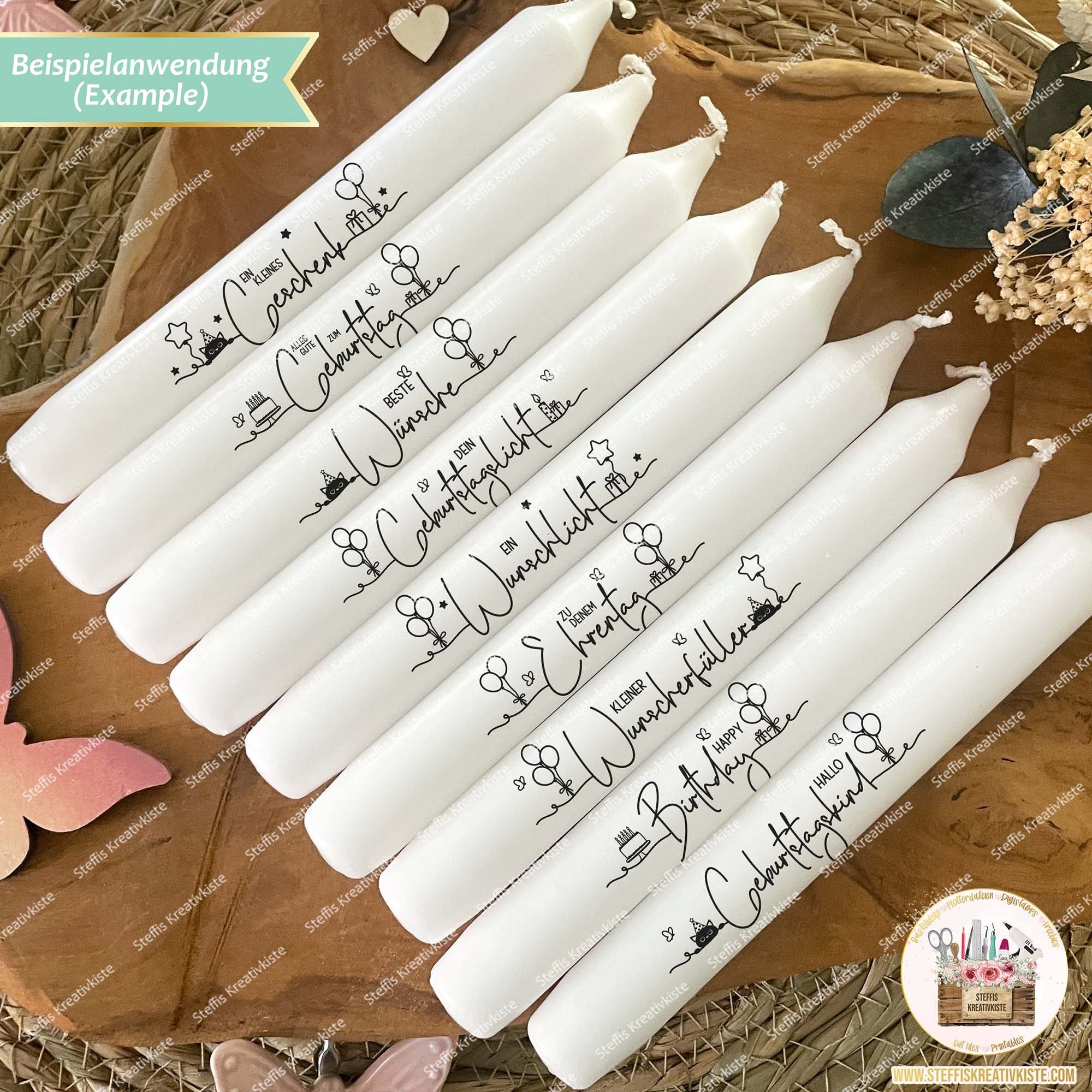 Cut File Birthday German Sayings SVG, Birthday Lettering, Birthday ...