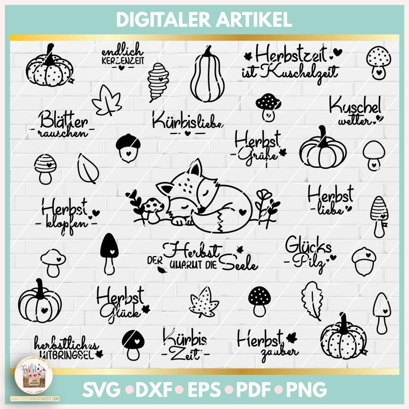 Plotterdatei herbst - Etsy.de