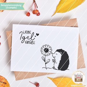 Plotterdatei Herbst Igel SVG, Plotterdatei Igel, Laserdatei Herbst, Digistamp Herbst, Herbst ...