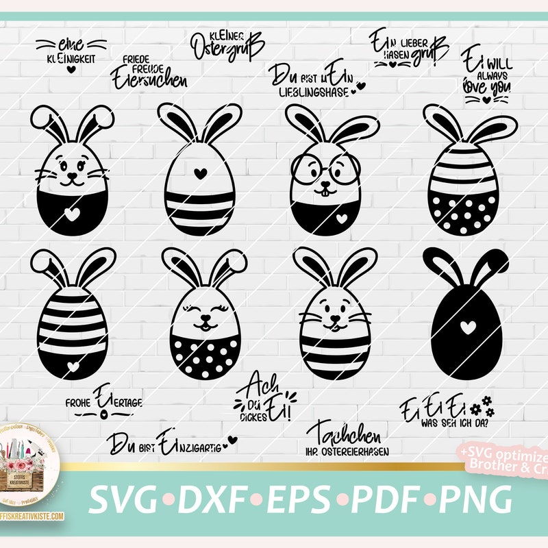 Plotterdatei hasen gesicht - Etsy.de