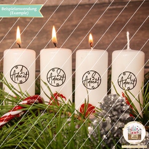 Plotterdatei Advent Zahlen SVG, Plotterdatei Adventszahlen ...