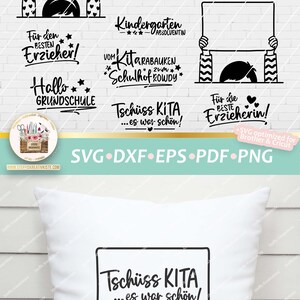 Plotterdatei Kindergarten Abschied SVG, Kindergarten Sprüche, Kindergartenabschied SVG ...