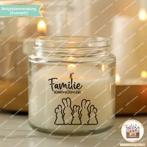 Plotterdatei Hasen Familie deutsche Sprüche SVG, Plotterdatei Hase Silhouette, Familie Sprüche ...