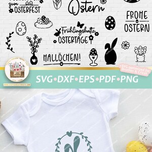 Plotterdatei Ostern Bundle deutsche Sprüche SVG, Digistamp Ostern Bundle, Ostern deutsche ...