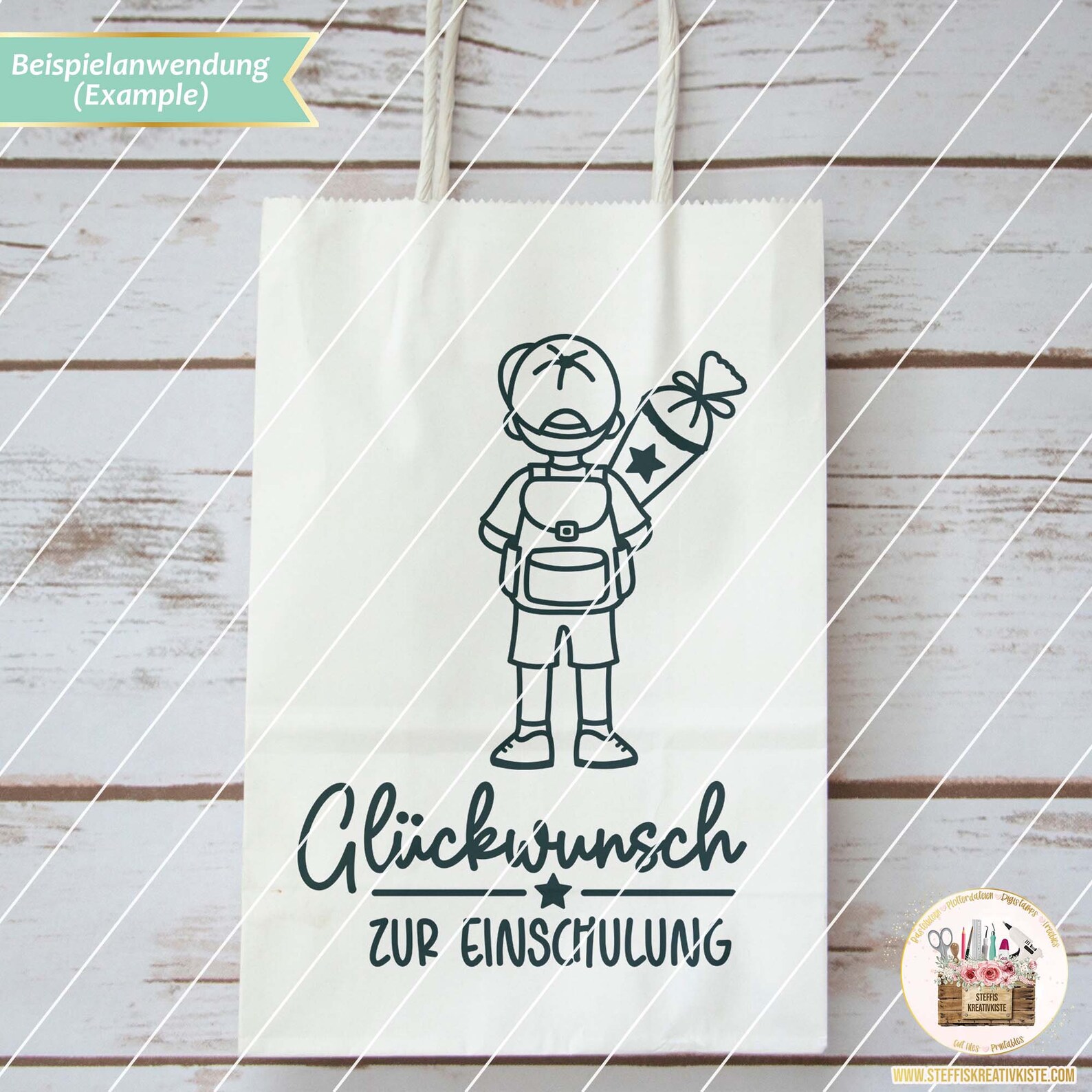 Plotterdatei Einschulung Bundle SVG, Einschulung Junge Plotterdatei, Digistamp Einschulung ...