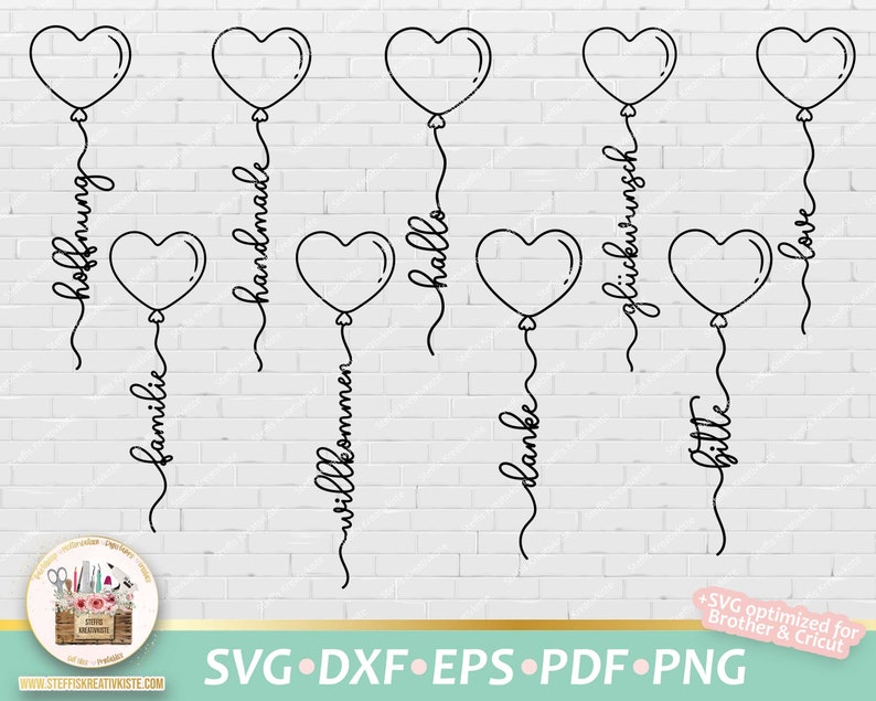 Bundle German Words Lettering Svg Cut File German Lettering - Etsy