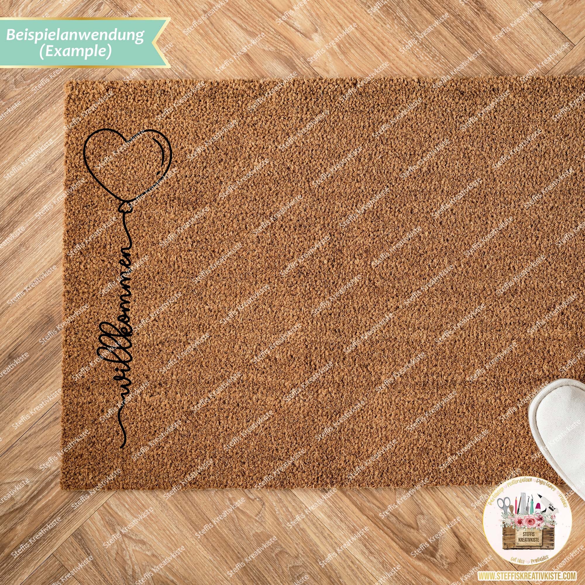 Bundle German Words Lettering Svg, Cut File German Lettering Heart ...