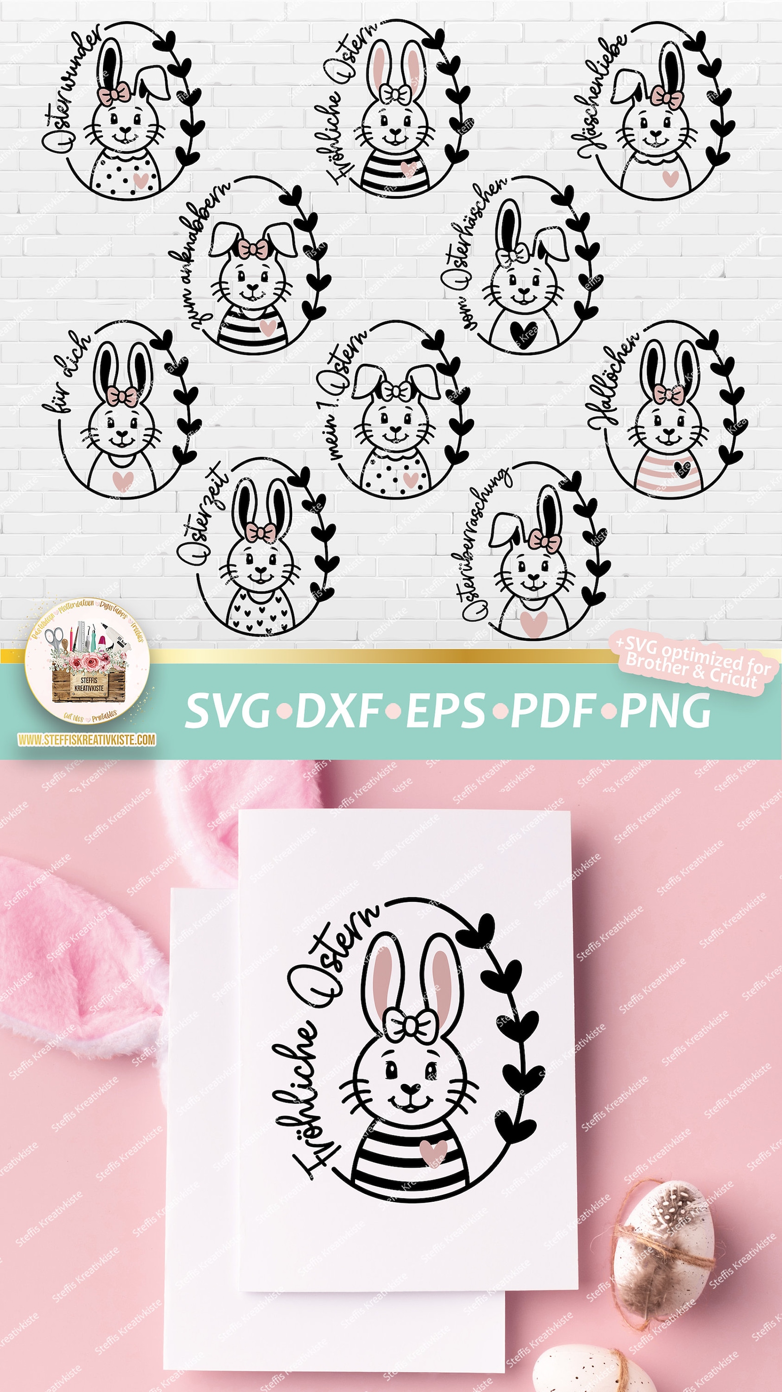 Plotterdatei Ostern Hase Mädchen SVG Plotterdatei Osterhase - Etsy.de