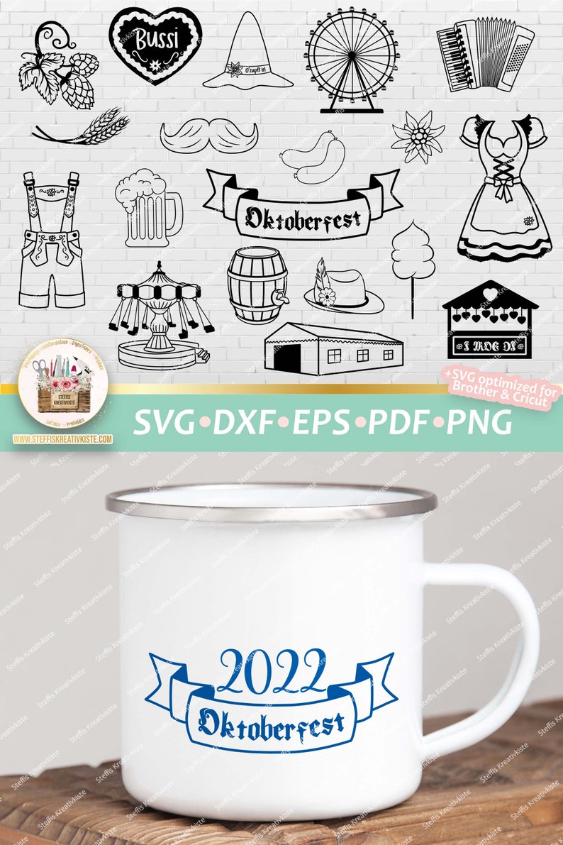 Bundle Bavaria Oktoberfest German SVG Cut File Oktoberfest - Etsy