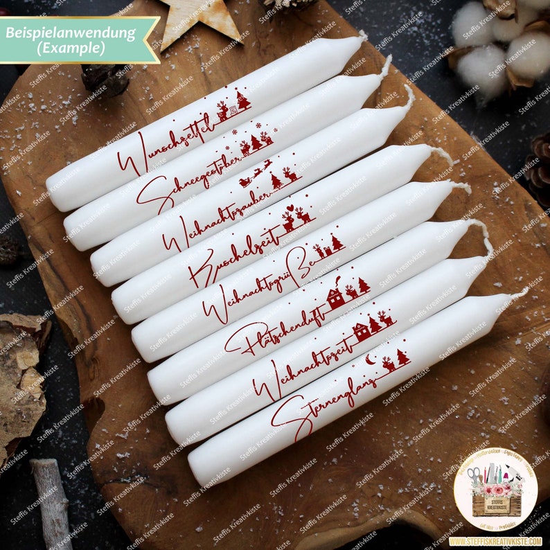 Plotterdatei Weihnachten deutsche Wörter SVG Bundle - Etsy.de