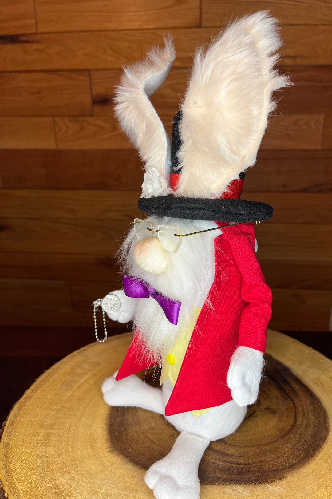 White Rabbit, Alice in Wonderland Gnomes, Gnome Decor, White Rabbit ...