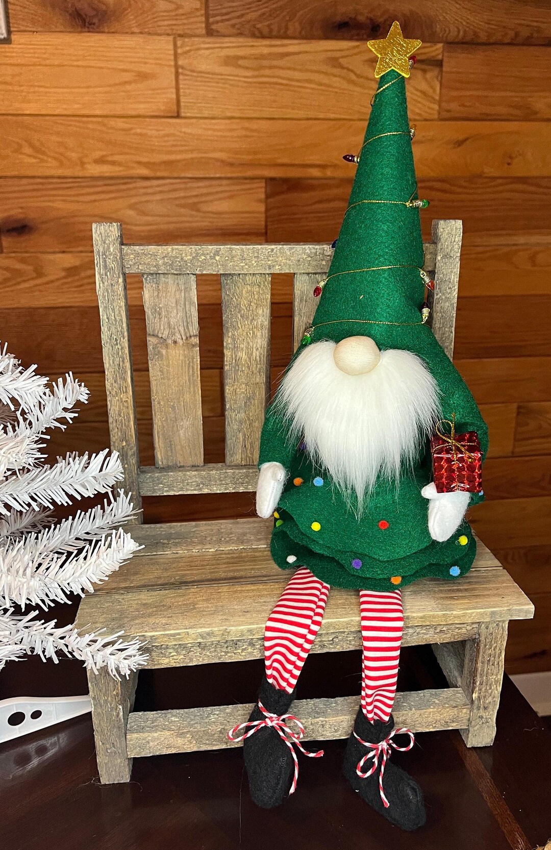Winter Gnome, Tiered Tray Decor, Christmas Decor, Gift for Her ...