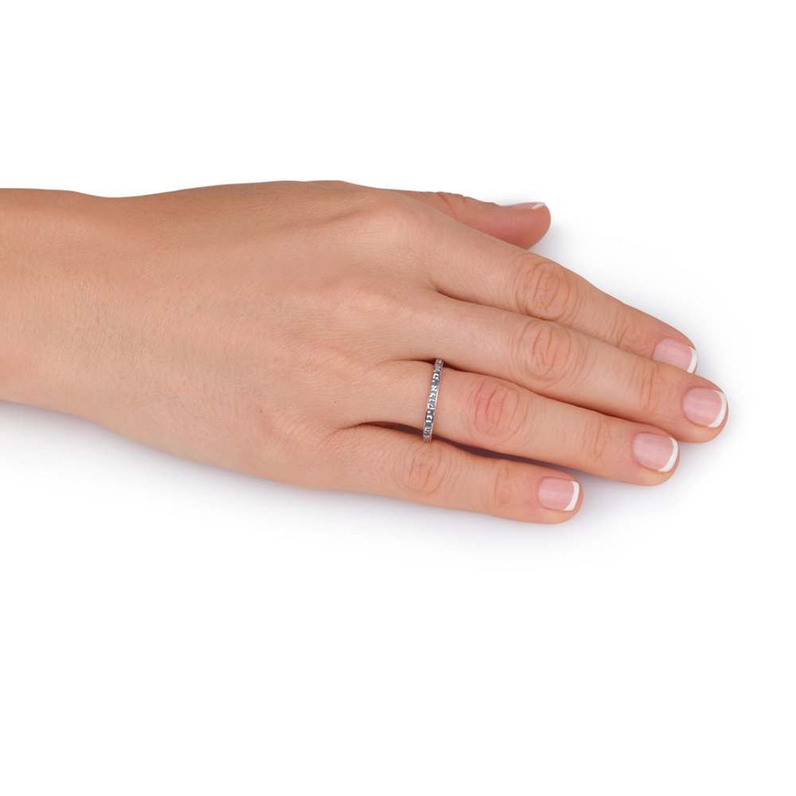 Hebrew Silver Ring Shema Israel Adonai Ring Israel Jewelry - Etsy