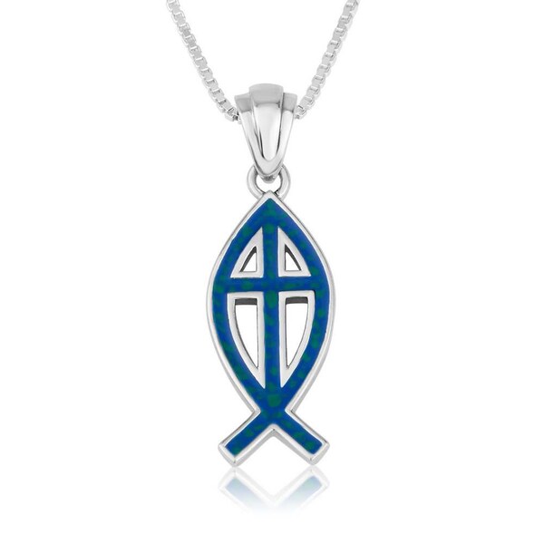 Enamel Fish Pendant - Etsy