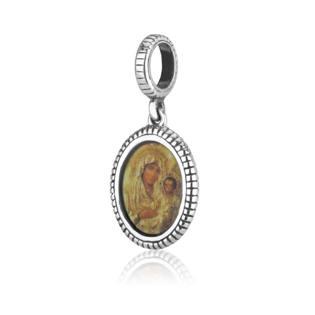 Orthodox Christian Charm, Virgin Mary Charm, 625 Sterling Silver Charms ...