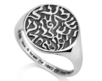 Jewish Signet Ring - Etsy