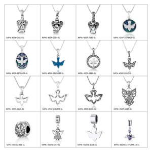 Holy Spirit Dove Pendant, 925 Sterling Silver Pendant, Christian ...