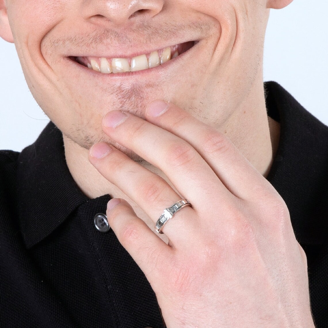 Christian Rings Cross Engraved Rings Christian Jewelry - Etsy