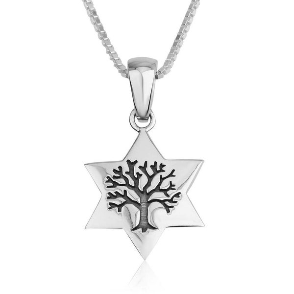 Tree of Life Jewish Necklace - Etsy