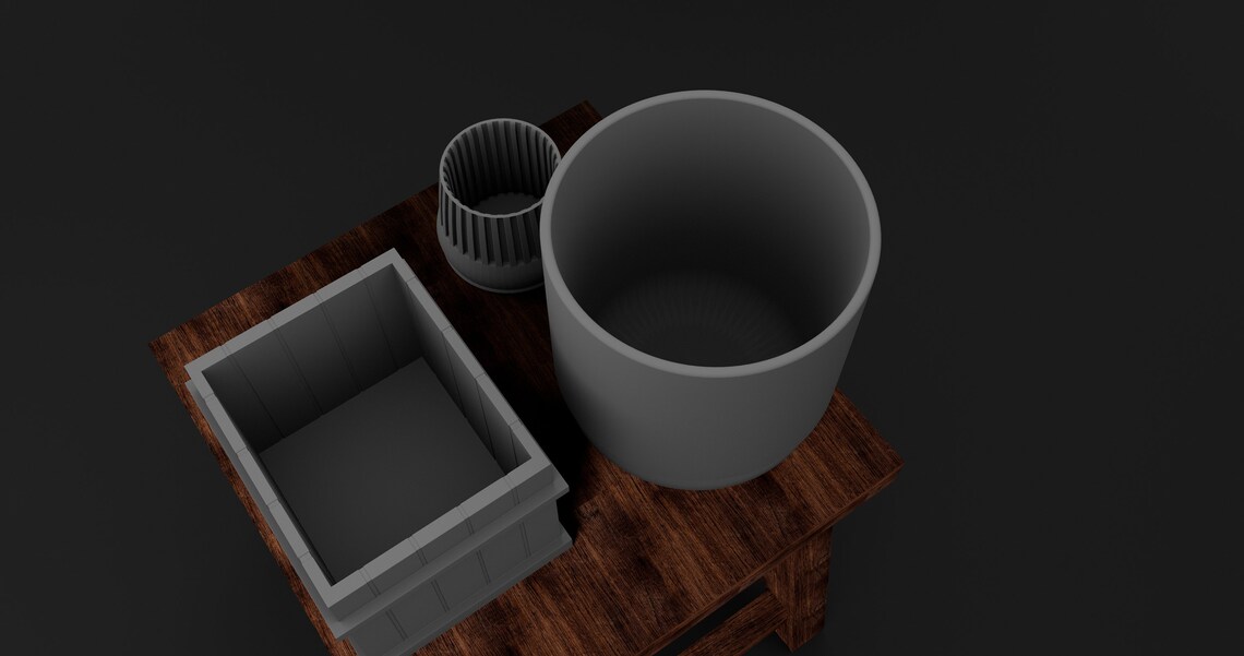 Planter Model STL File for 3D Printing - Etsy