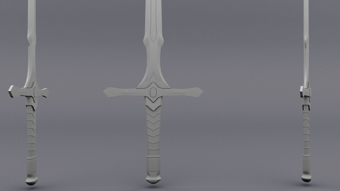 Medieval Sword STL File - Etsy