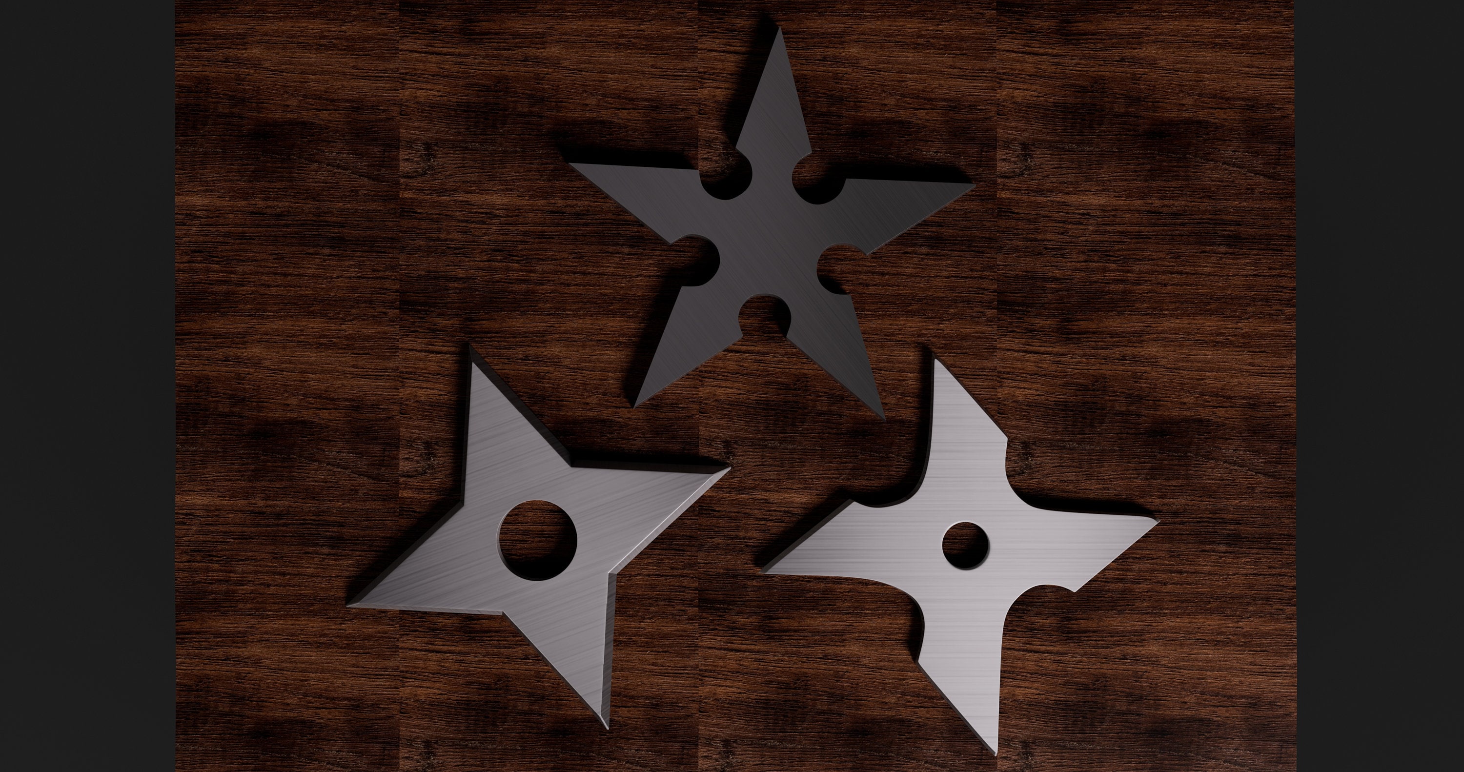 Ninja Stars and Kunai 3D STL Files Set 3D Printing - Etsy