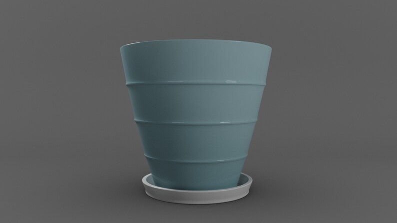 3D Print File STL Files Garden Planter With Saucer - Etsy