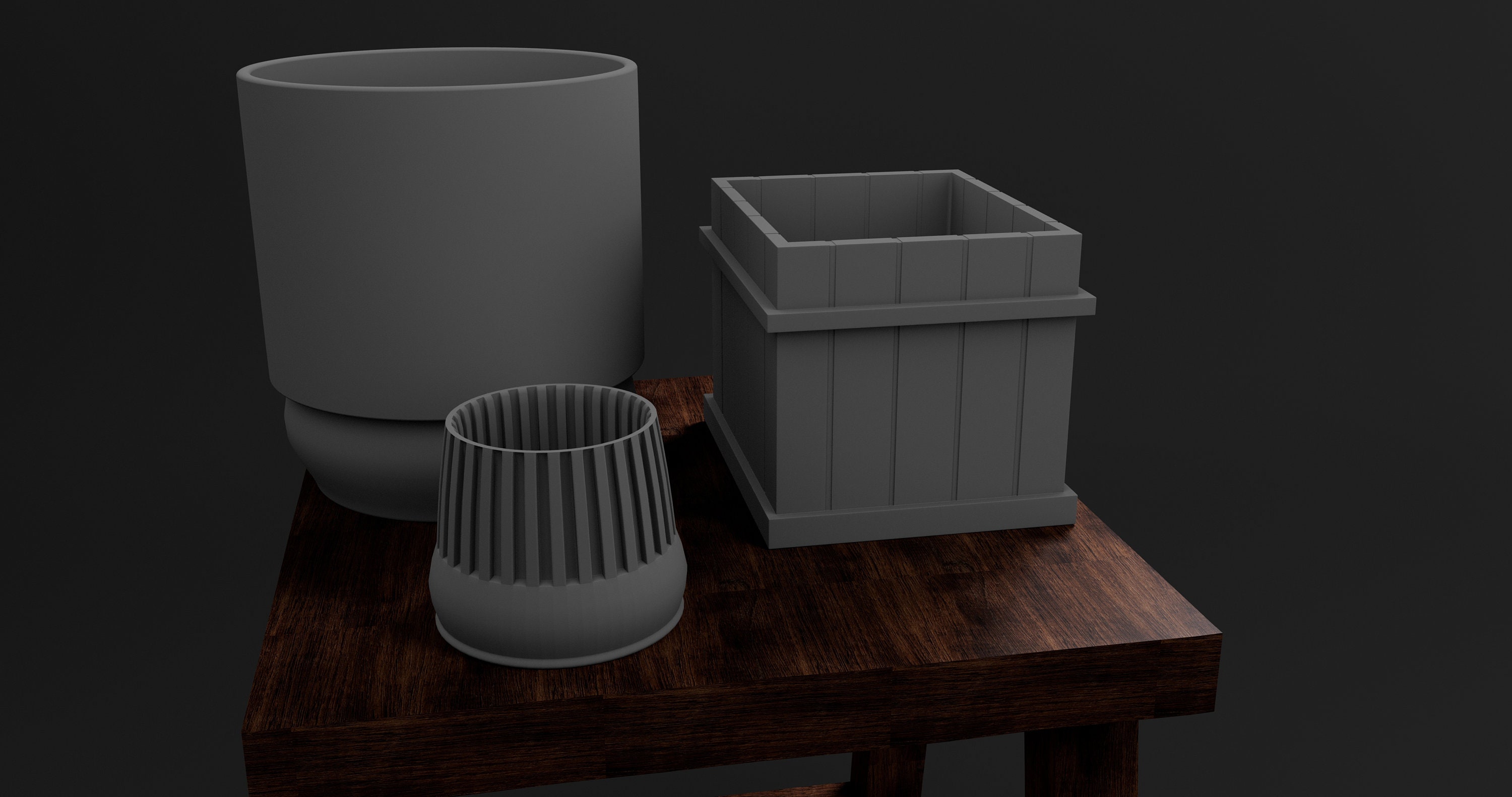 Planter Model STL File for 3D Printing - Etsy