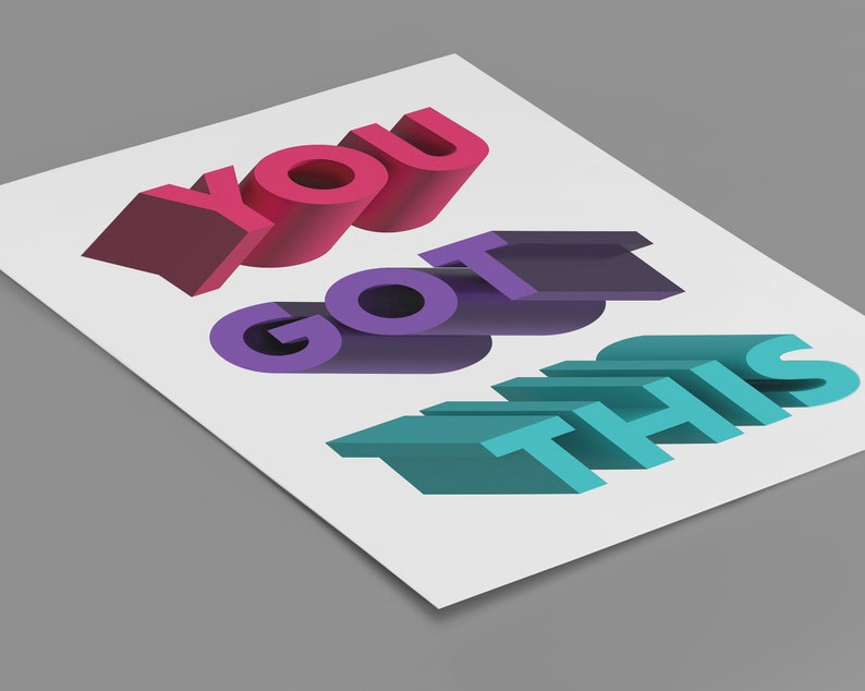 You Got This Minimalist Printable Poster, Inspirational Wall Art for ...