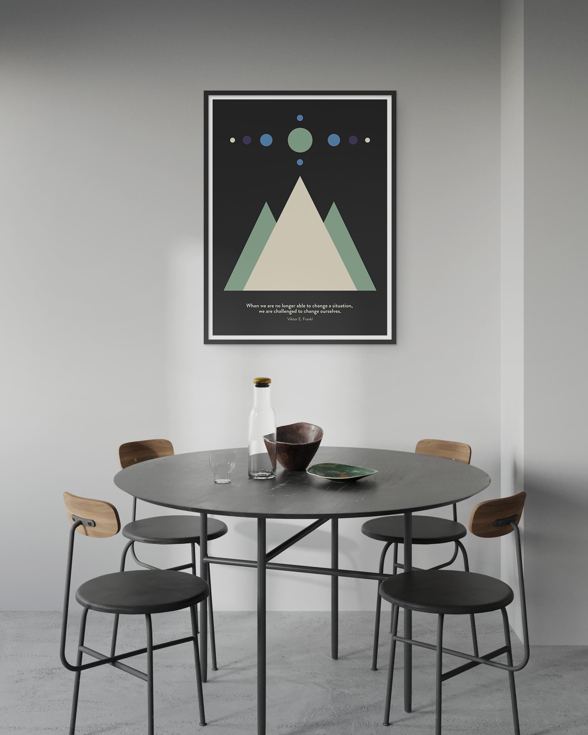 Philosophy Poster, Digital Download, Minimalist Geometric, Stoicism ...