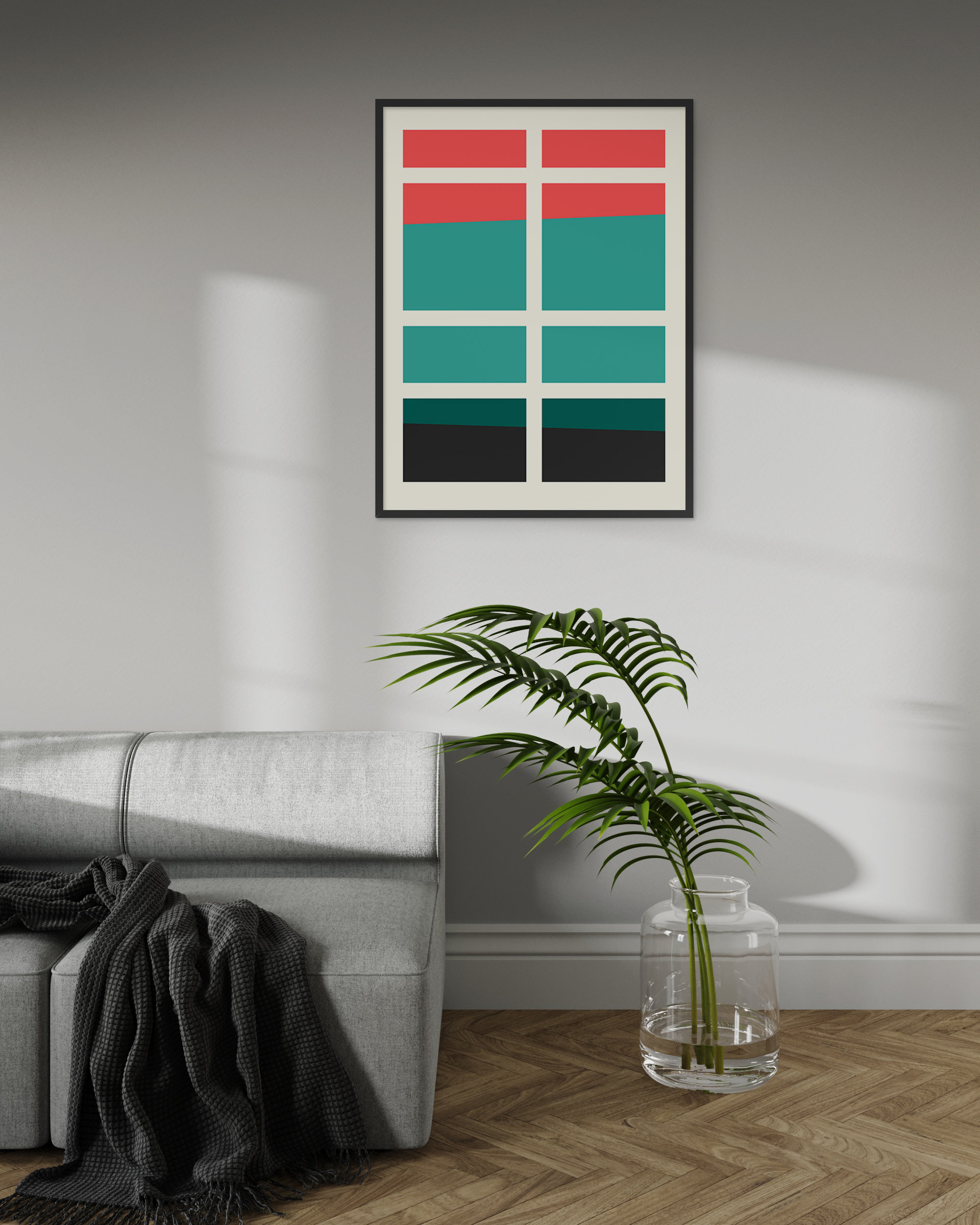 Geometric Abstract Art Print Bold Graphic Digital Download - Etsy