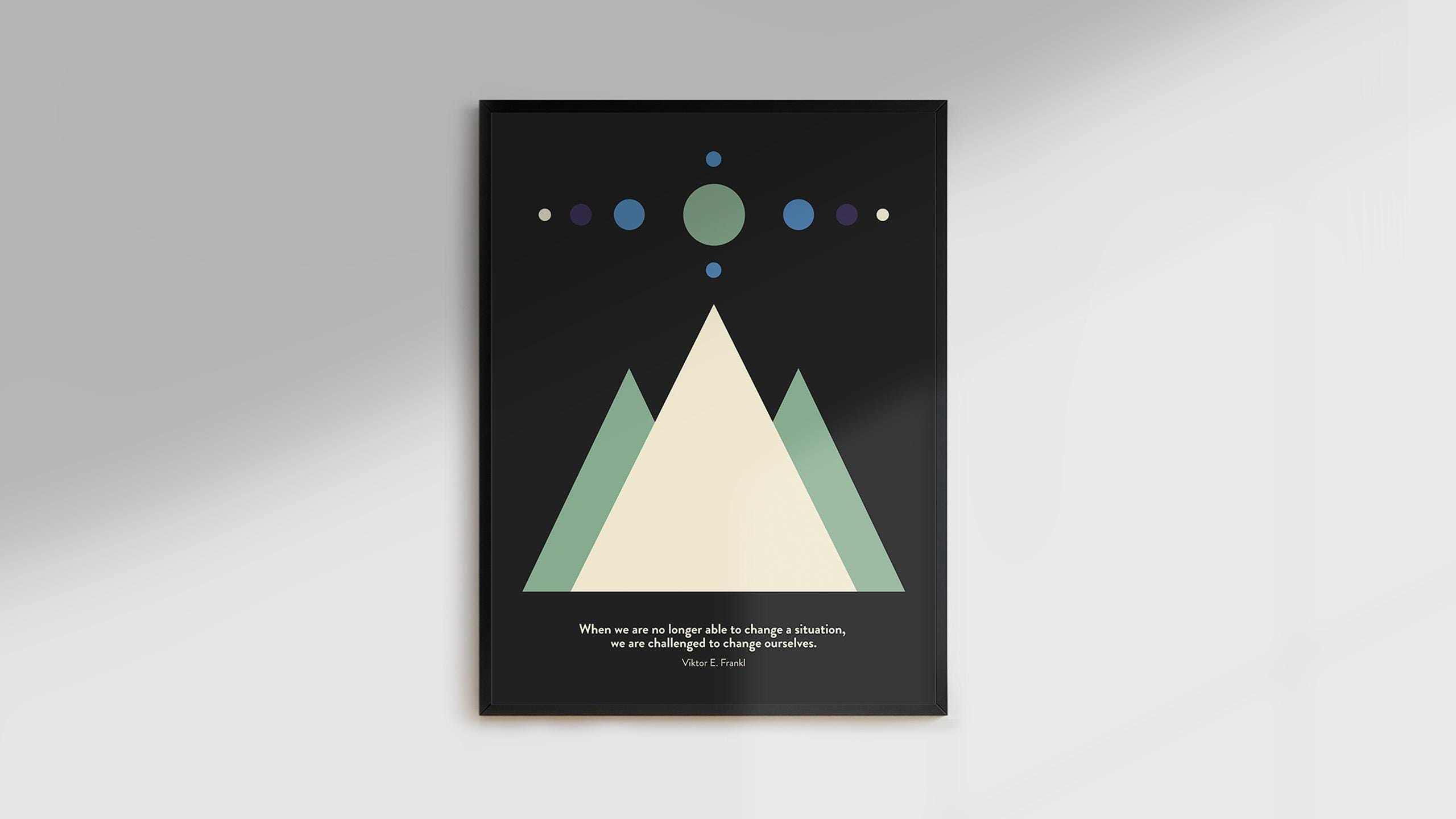 Philosophy Poster, Digital Download, Minimalist Geometric, Stoicism ...