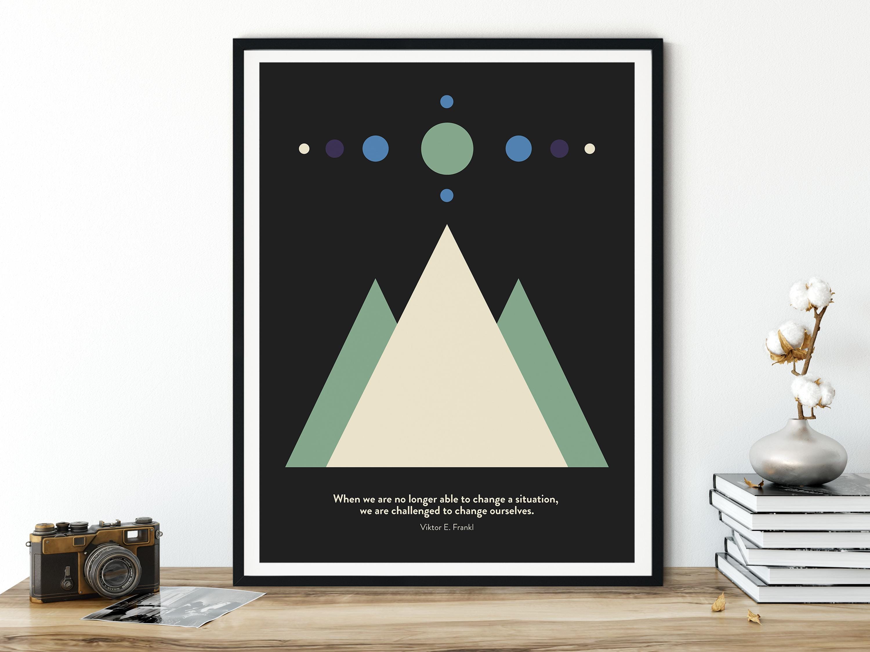 Philosophy Poster, Digital Download, Minimalist Geometric, Stoicism ...