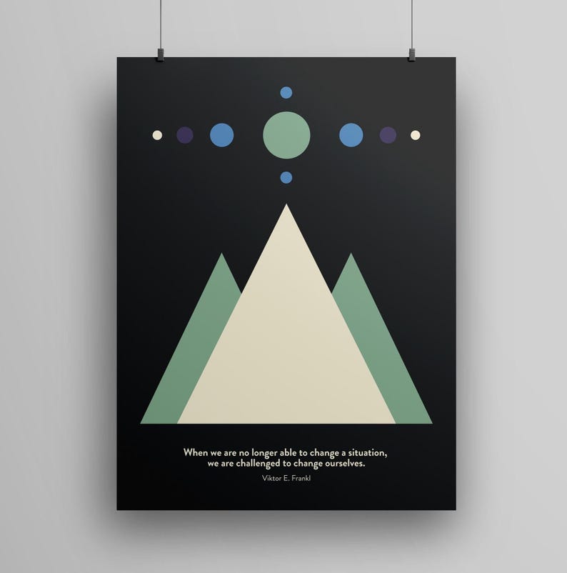Philosophy Poster, Digital Download, Minimalist Geometric, Stoicism ...