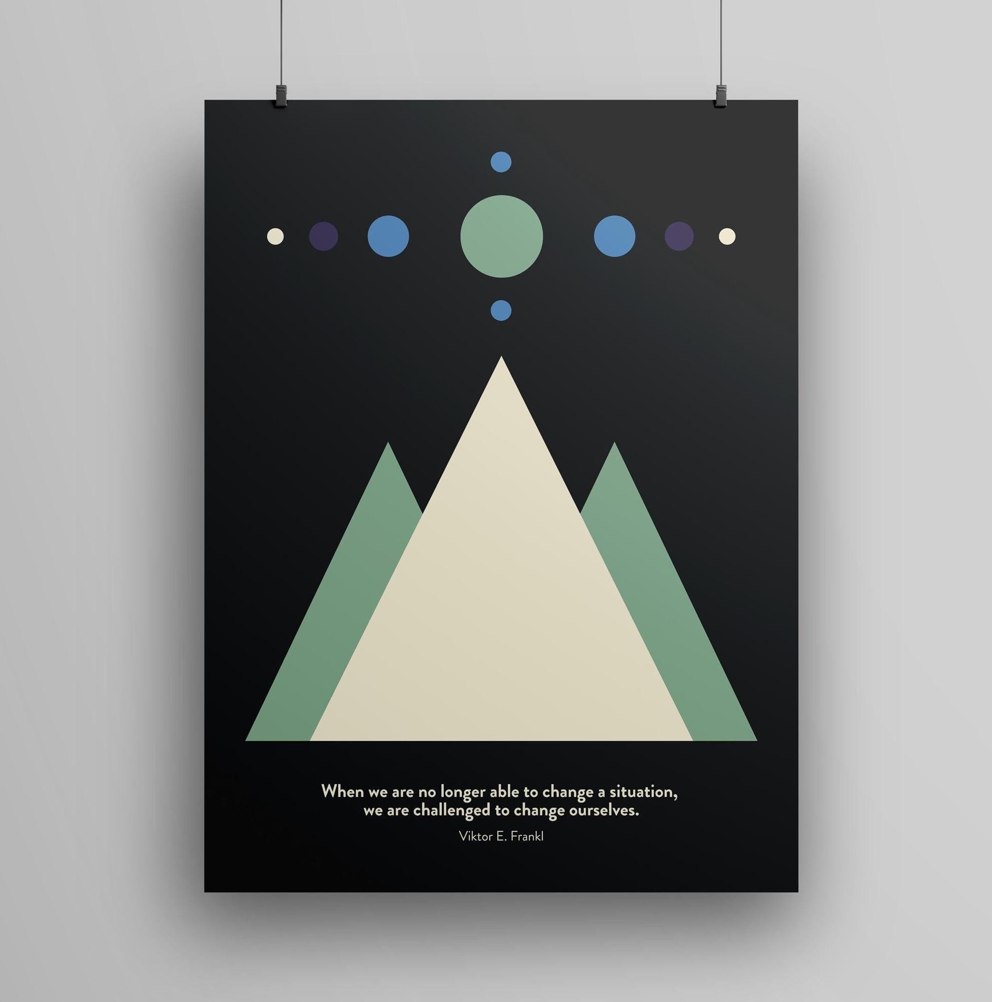 Philosophy Poster, Digital Download, Minimalist Geometric, Stoicism ...