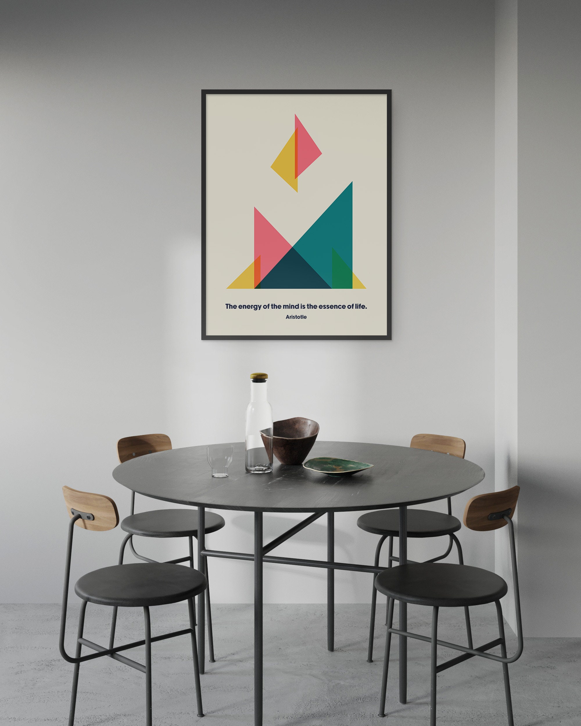 Minimalist Motivational Poster, Aristotle Quote, Inspirational - Etsy UK