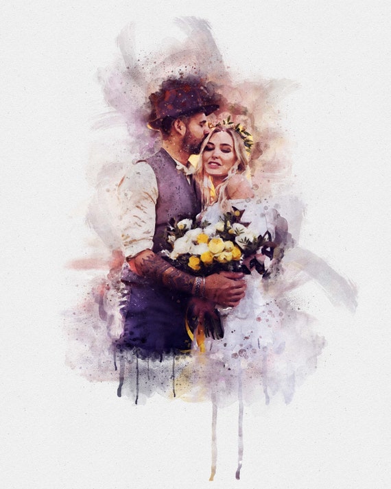 Watercolor Couple