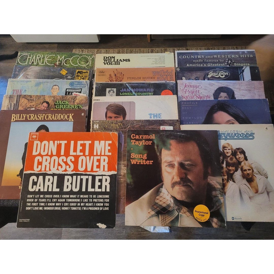 17 Country Music Vinyl Record Album Lot Mostly 1970s Don Williams ...