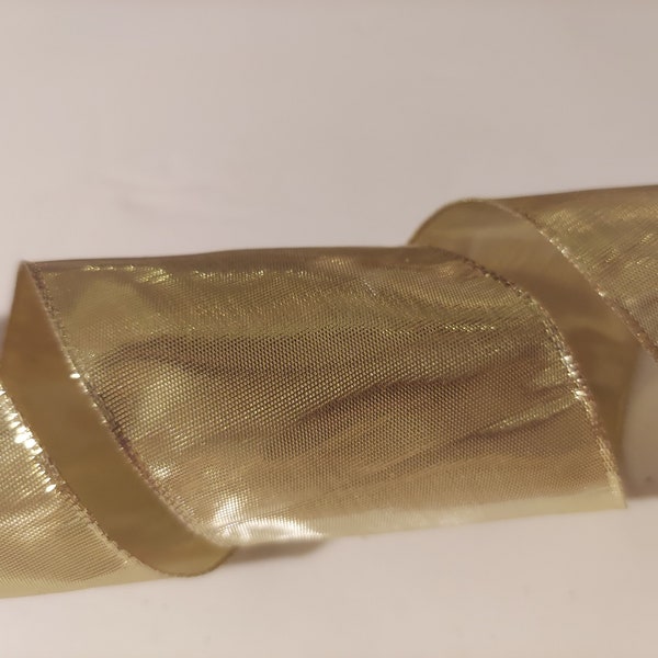 Wide Wired Ribbon - Etsy